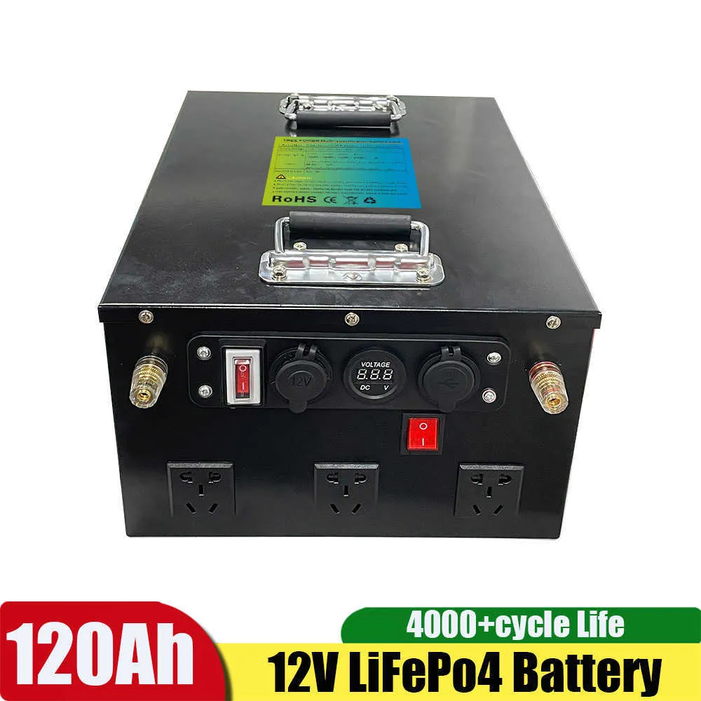 Portable 12V 120Ah Solar Generator: Eco-Friendly LifePO4 Power Station ...