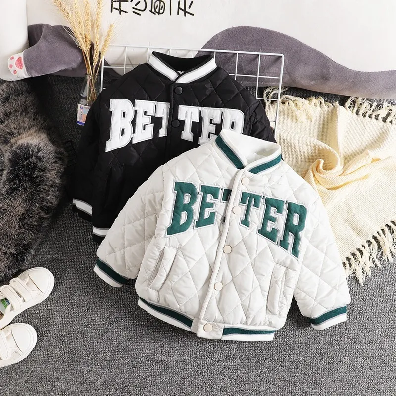 DHgate.com:Winter Thickened Baseball Jackets for Boys - Perfect Outdoor ...