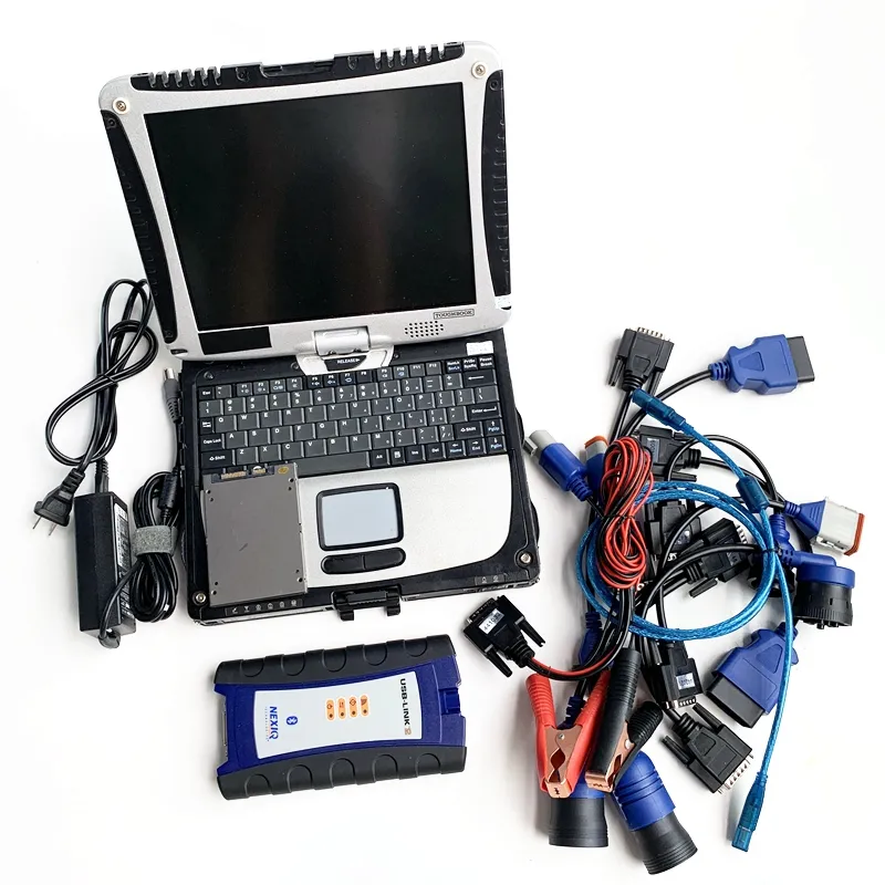 NEXIQ 2 USB Link Heavy Duty Truck Diagnostic Scanner With CF19 Laptop ...