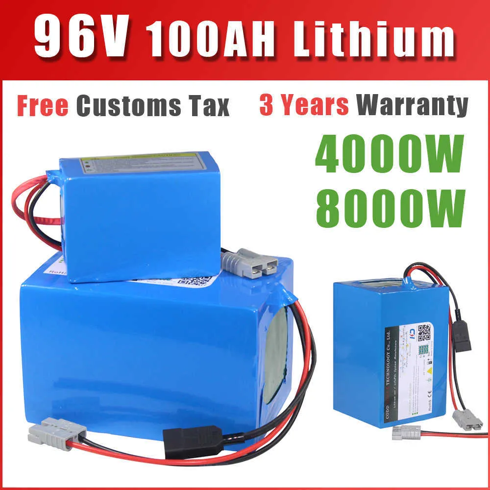 DHgate.com:96V 40AH 100AH Battery Pack QS Motor 2000W 3000W 8000W ...