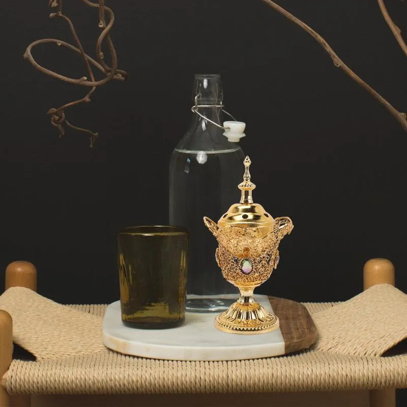 Electric Censer For Home Decor Arabic Design Desktop Incense Burner ...