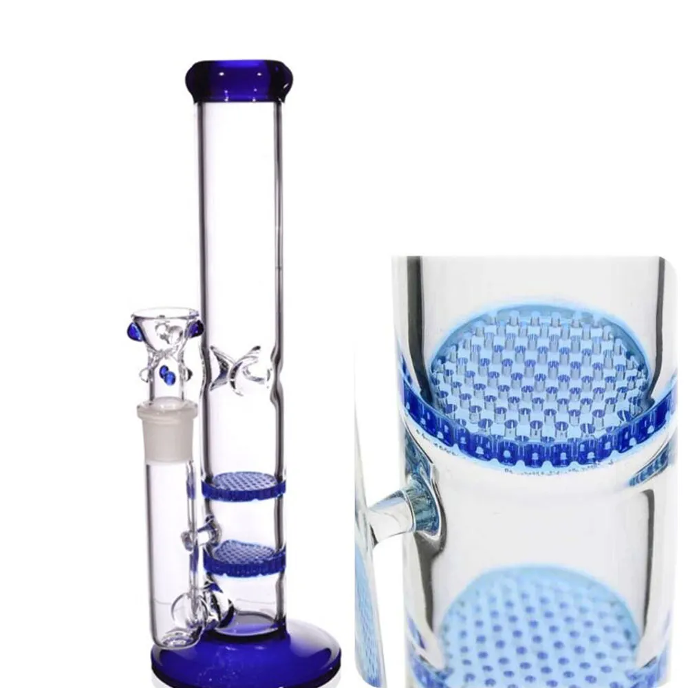 Wholesale 25cm Tall Glass Percolator Water Pipe With Recycler And 14mm ...