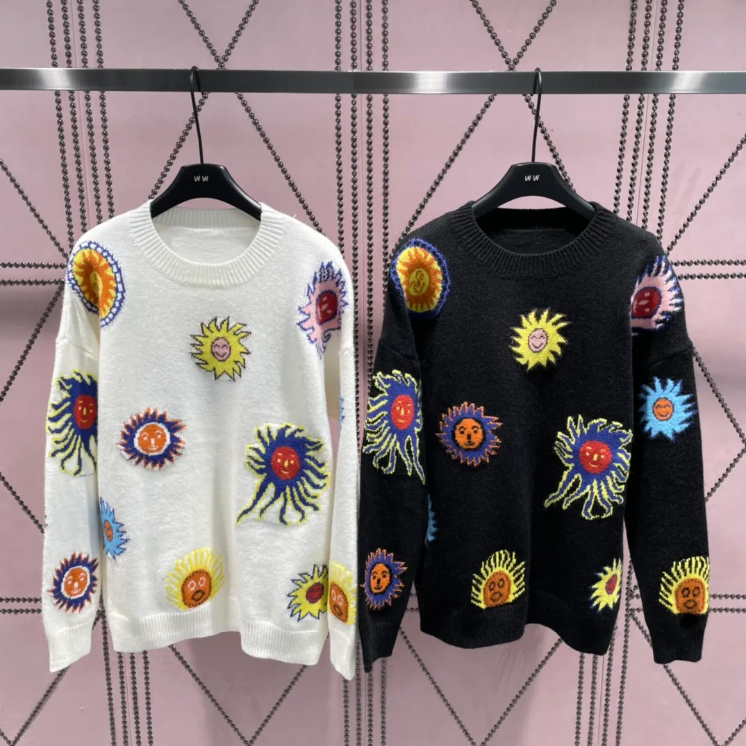 Womens Sweaters Designer Sweatshirts Knitting Round... From Ehuiho04 ...