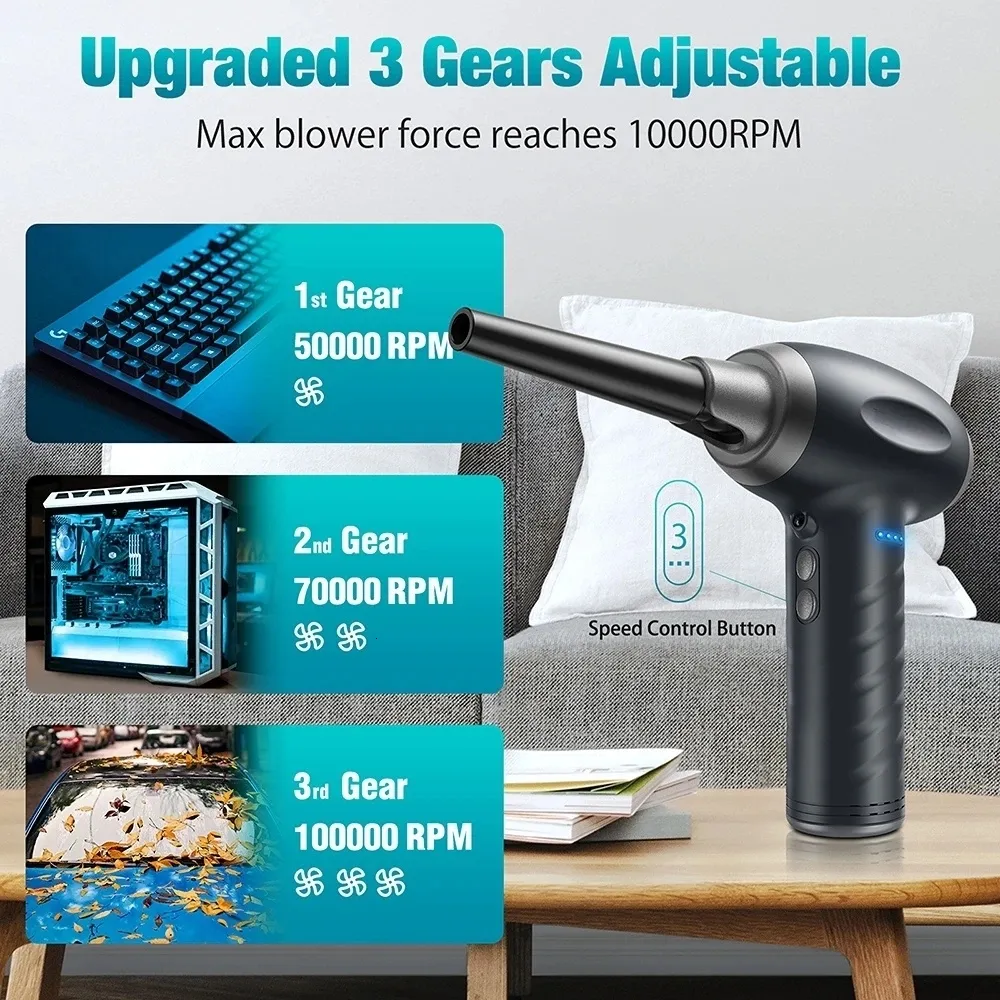 DHgate.com:Powerful 90000RPM Air Duster: Cordless Computer Duster for ...
