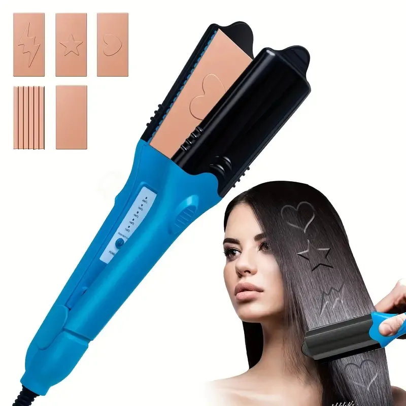 DHgate.com:[3D Hair Imprinter] 5-Plate Straightener | Ceramic Ionic ...