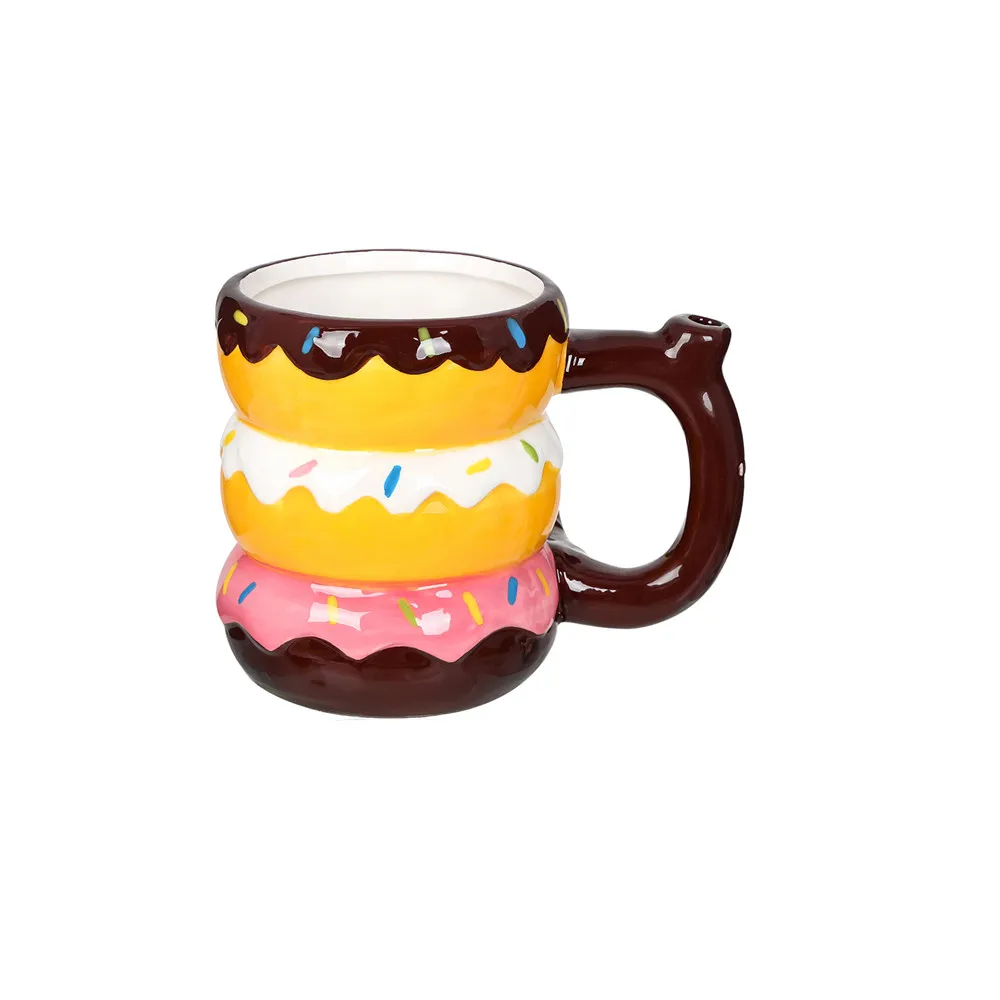 Ceramic Water Pipe, 115mm Tall Smoking Cup With 17mm Tobacco Bowl ...