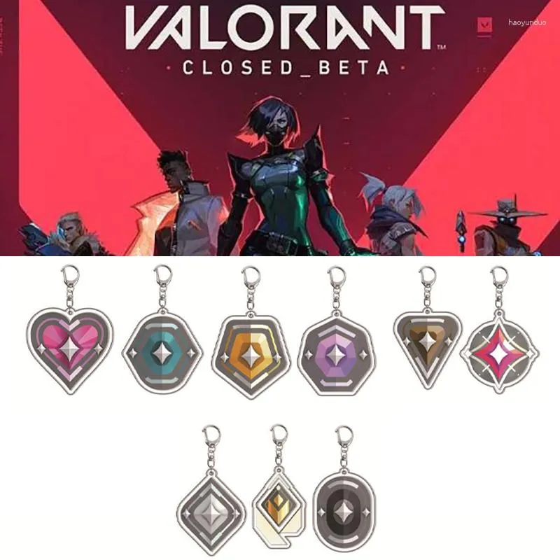 Valorant Astra Killjoy JeSova Cypher Man Diamond Art Keychains ...