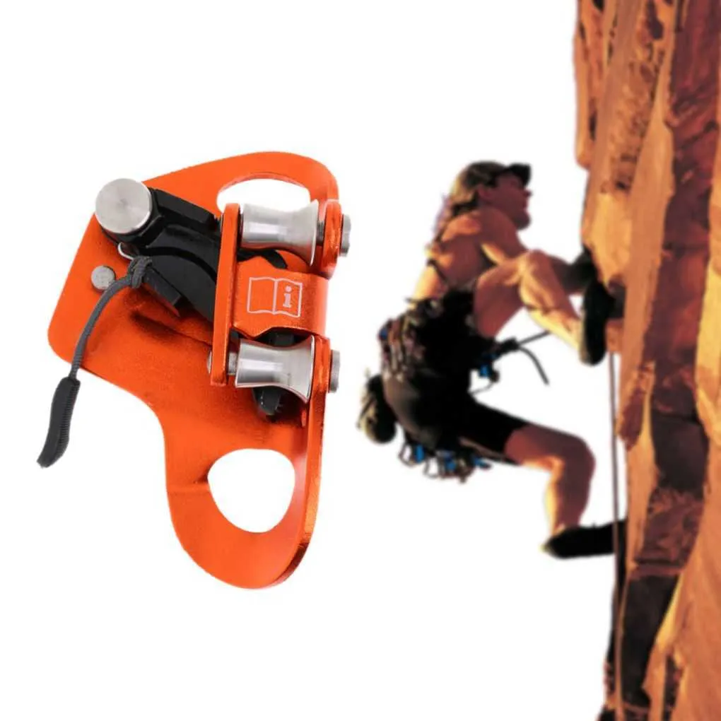 DHgate.com:Rock Climbing Ascender, High Work Survival, 120kg Load, Orange:Sports & Outdoors