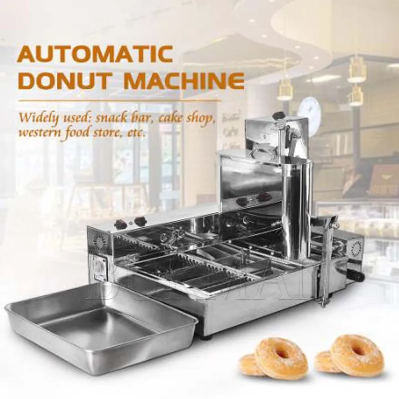 Commercial Electric 4 Rows Automatic Donut Maker Machine Mini Donut ...