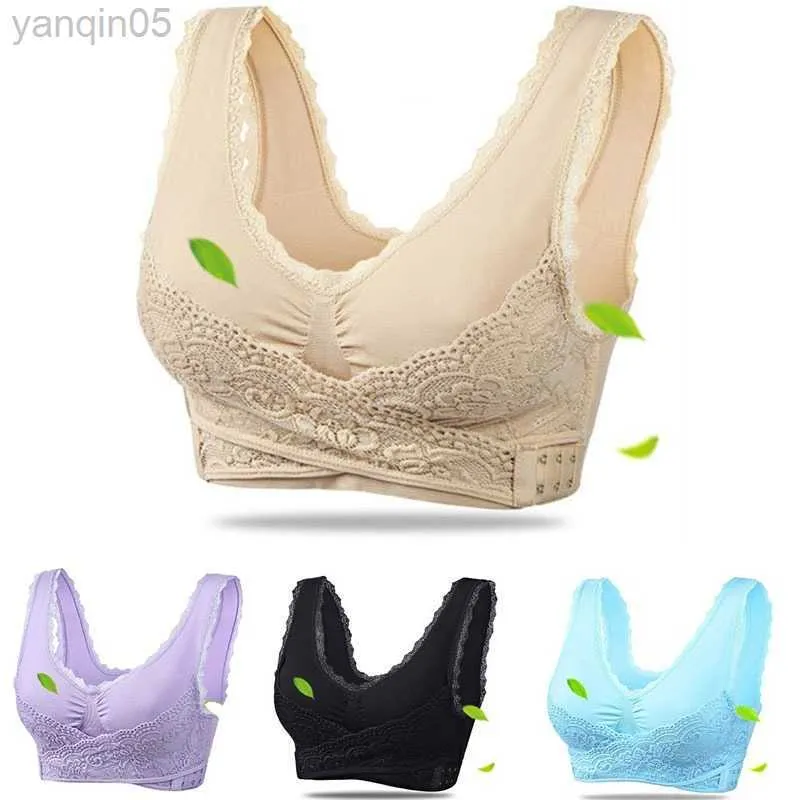 Maternity Intimates 2022 Large Sexy Lace Bralette Solid Cross Side ...