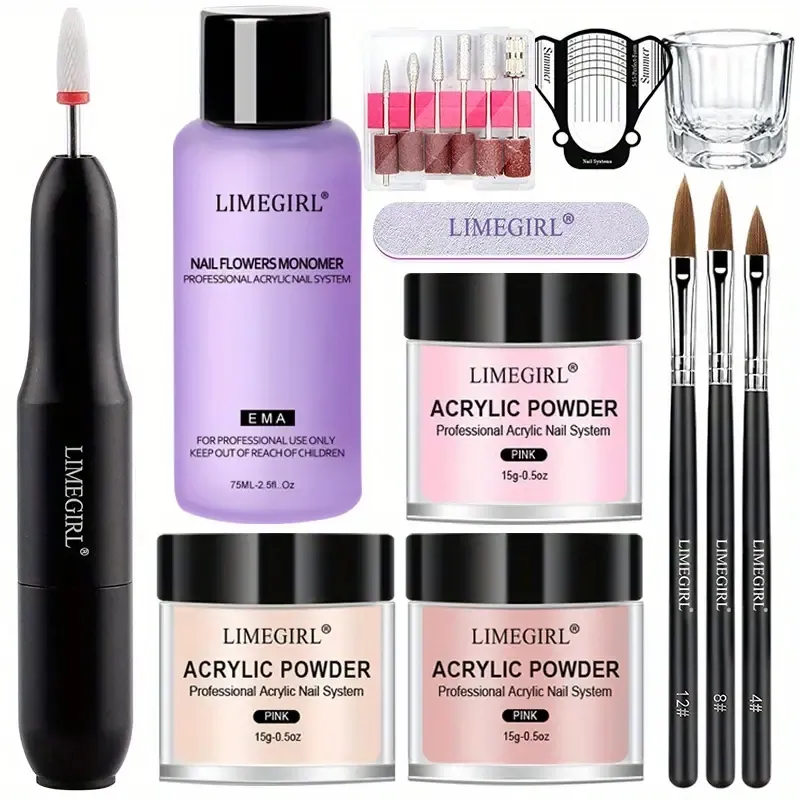 Warm girl pro acrylic liquid powder and tools kit store