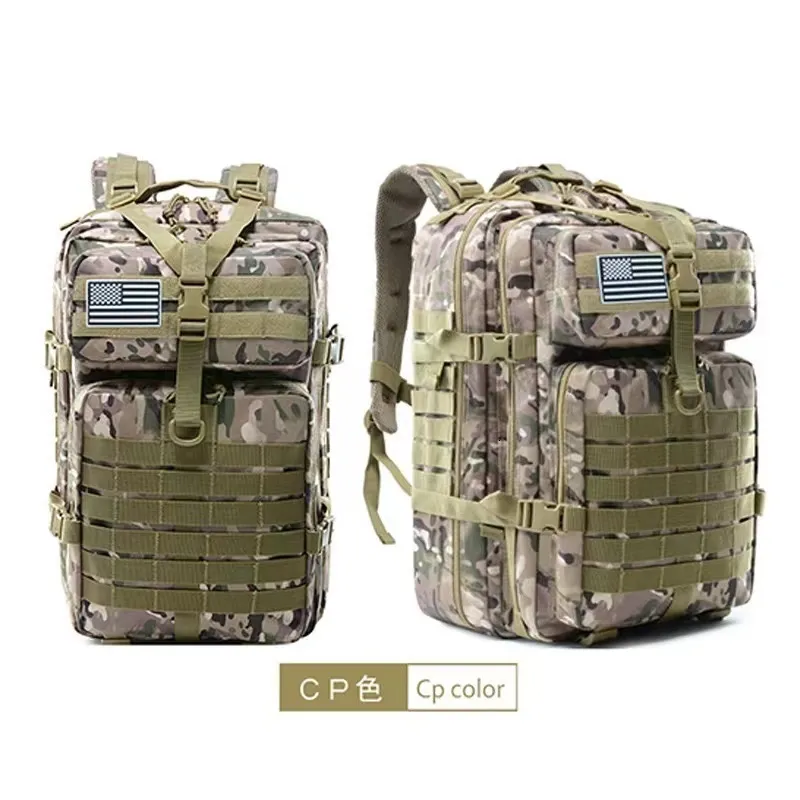 Large Capacity Tactical Backpack For Outdoor Activities 50L Capacity ...