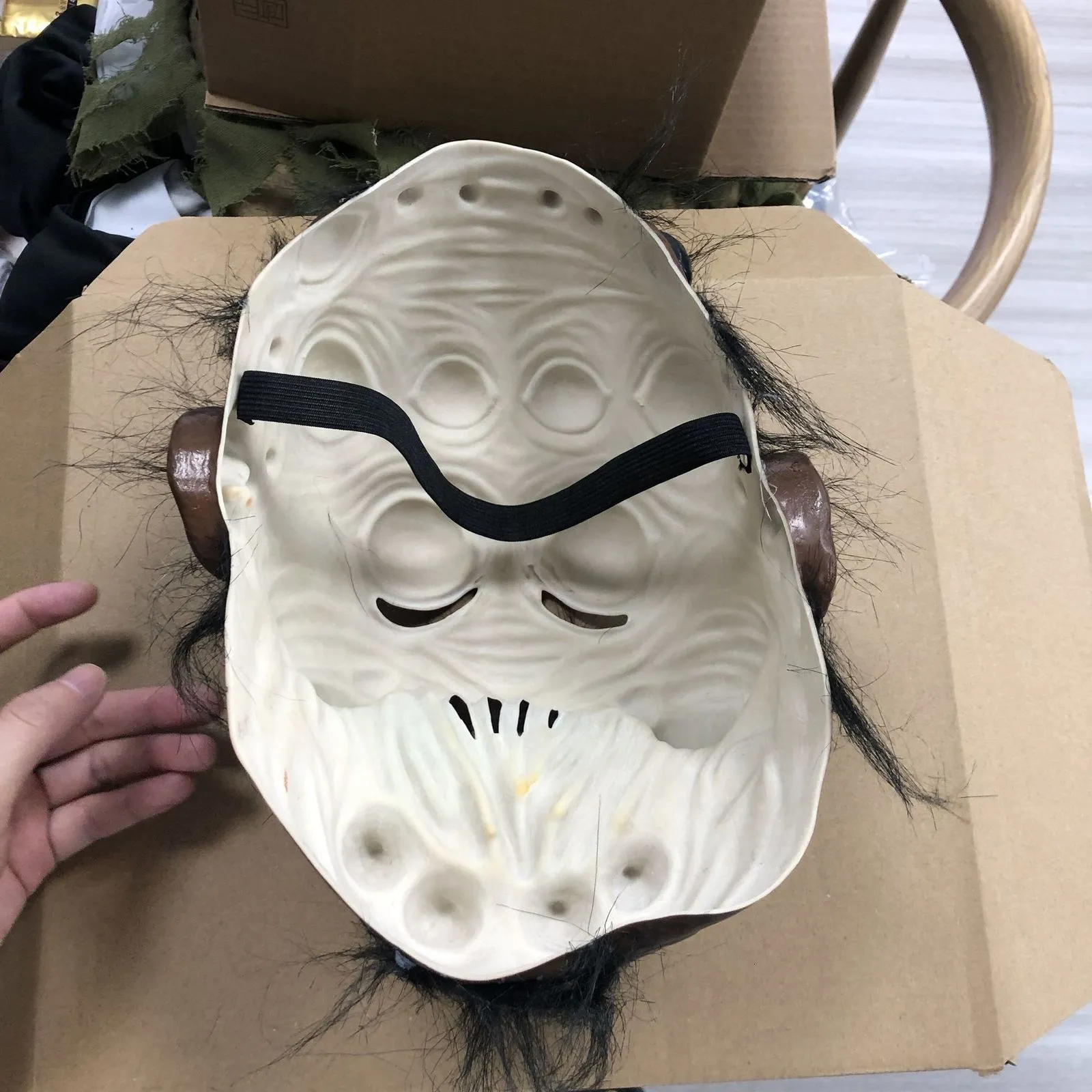 Creepy Spider Wildcraft Mask With Big Eyes And Open Mouth For Halloween ...