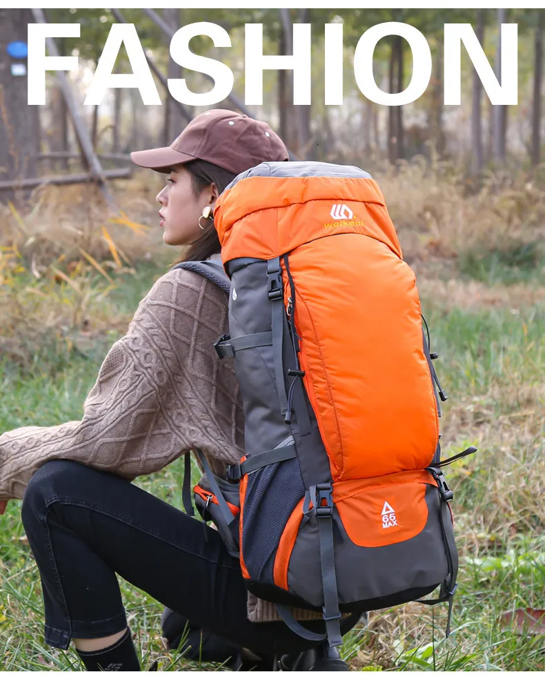 90L 80L 70L Camping Backpack Large Capacity Outdoor Climbing Bag ...