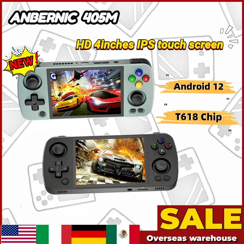 Portable Game Players 512G ANBERNIC RG505 70000 Games Handheld Console ...