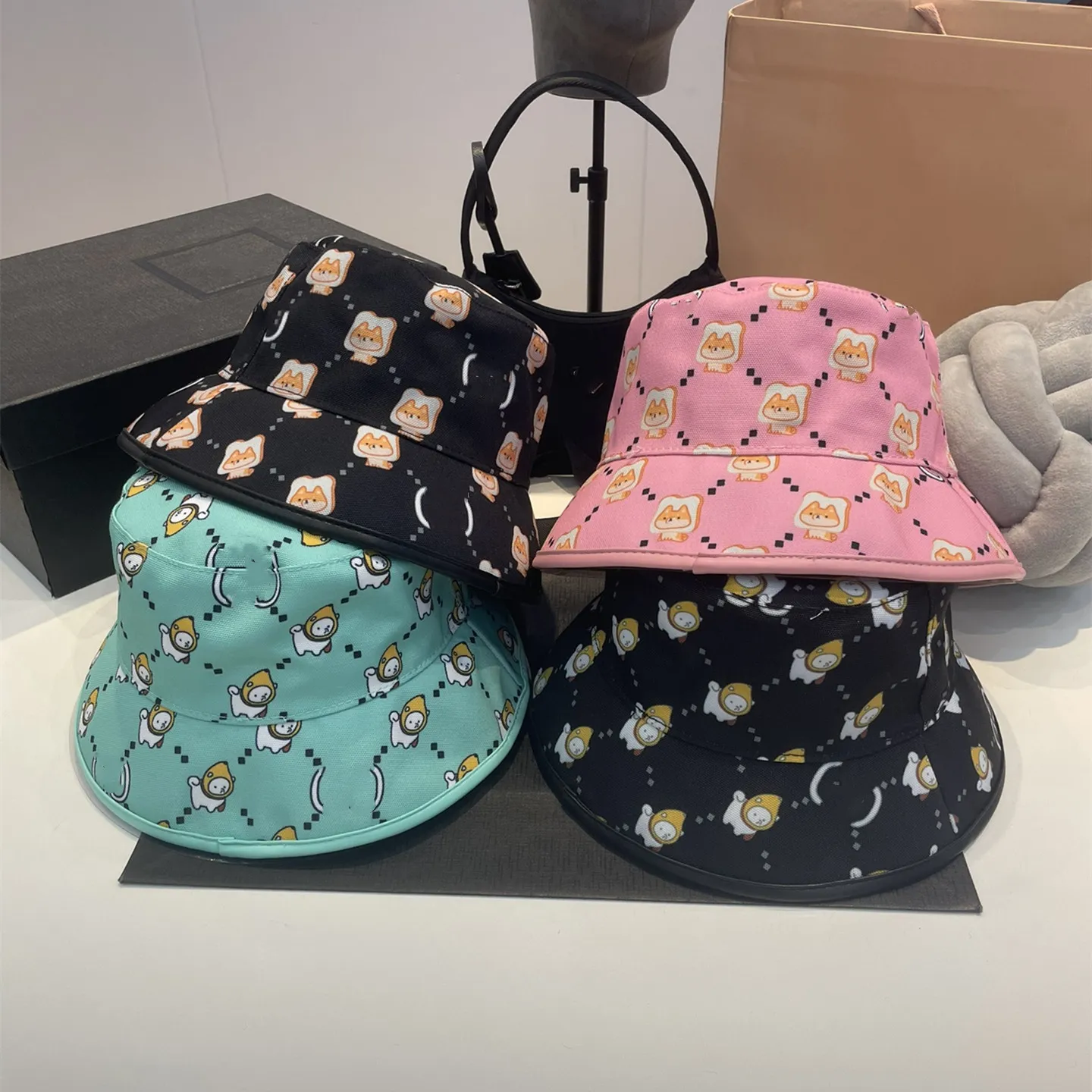 Designer Wide Brim Bucket Hats 2024 Cap Du $18.33 | DHgate