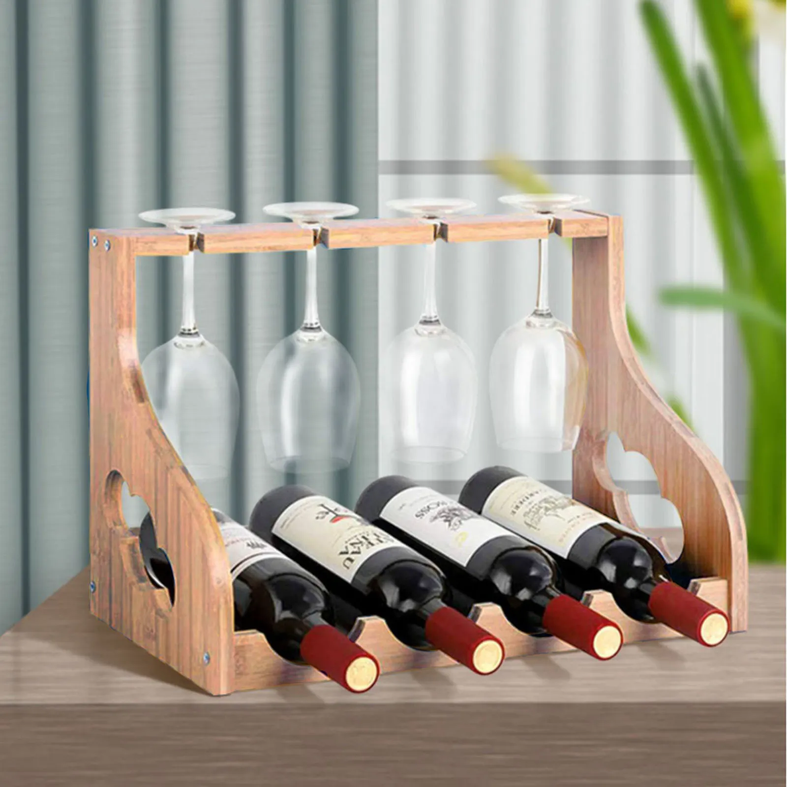 DHgate.com:Wooden Glass Rack: Premium Countertop Wine Storage Solution ...