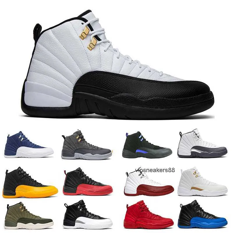 Bulk 2026 Mens Basketball Shoes 12s Dark Grey White Sport Sneakers ...