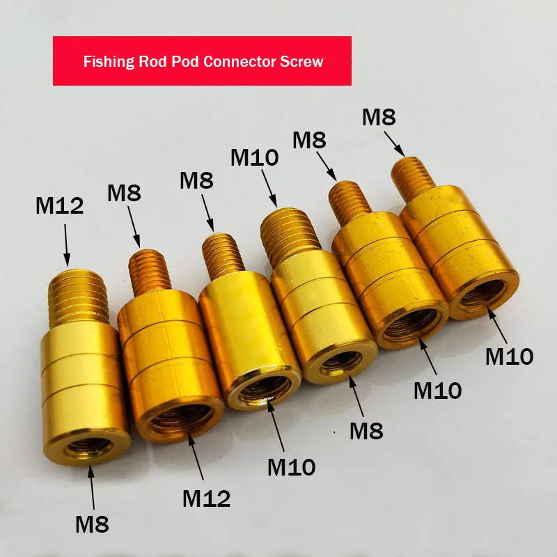Fishing Net Adapter Kit: M8/M10/M12 Screw Connectors for Landing Net ...