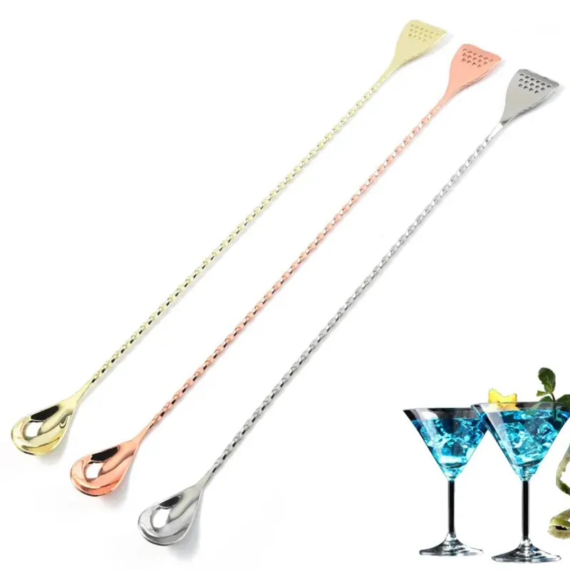 Stainless Steel Coffee Spoon with Long Handle, 30cm/40cm, Spiral ...