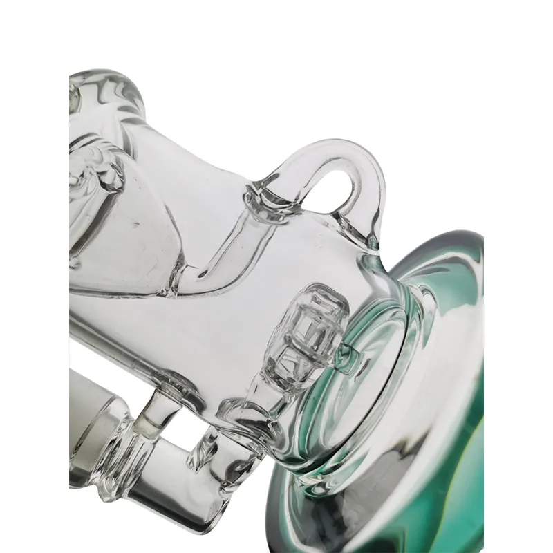 Mini Dab Rigs Straight Inside Triangle Glass Bong, Recycler Water Pipe ...