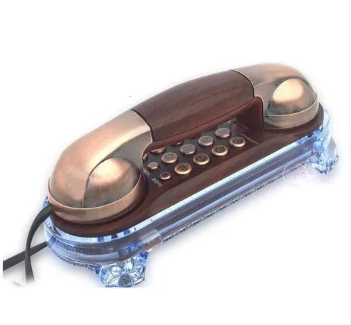 Telephones Wall Mounted Corded Landline Telephone Antique Retro Design ...