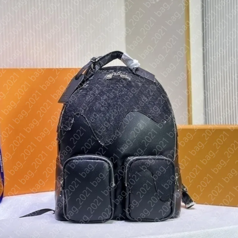 Nigo Denim Backpack | Luxury Designer Two-Pocket School Backpack | Palm ...