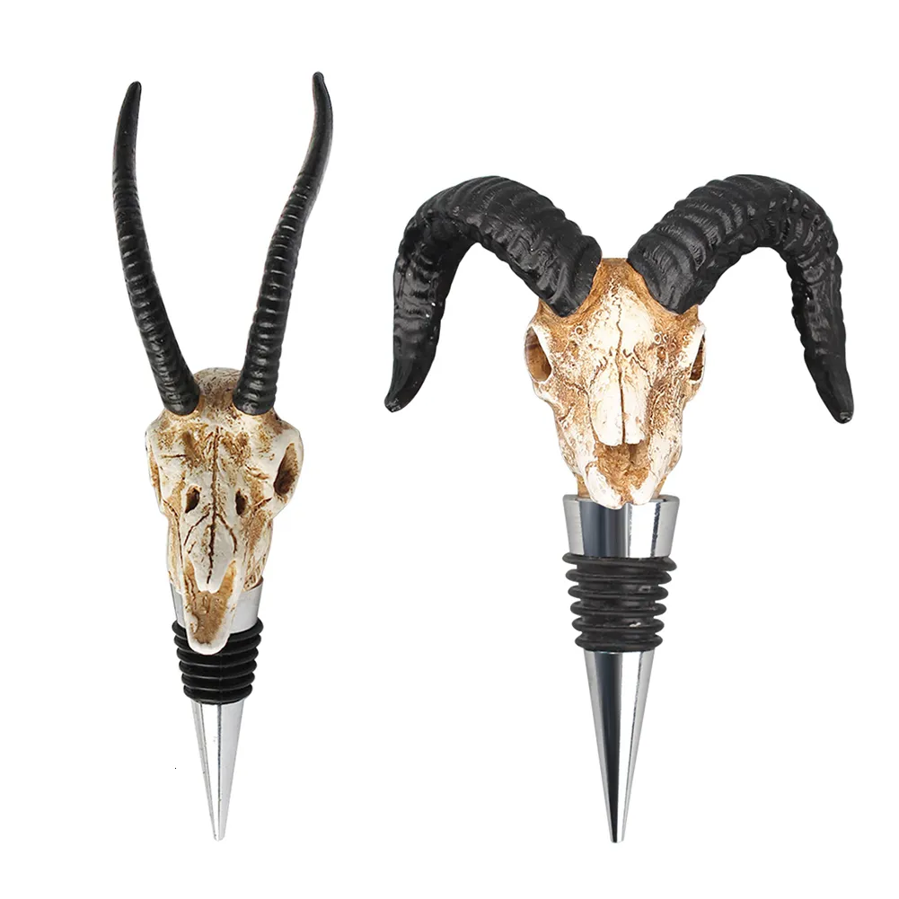 DHgate.com:Bar Tools Animal Skull Vacuum Red Wine Bottle Stopper ...