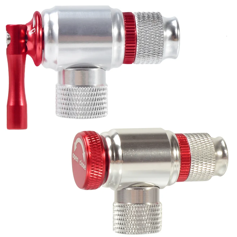 Mini Bike Pump Head & CO2 Inflator Adapter - Portable Bicycle Tire ...