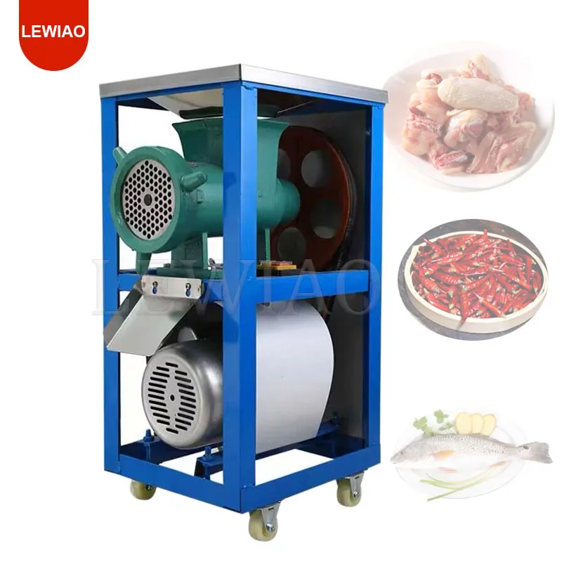 Commercial Fish Crusher Chicken Grinder Bone Shredder Electricr High ...