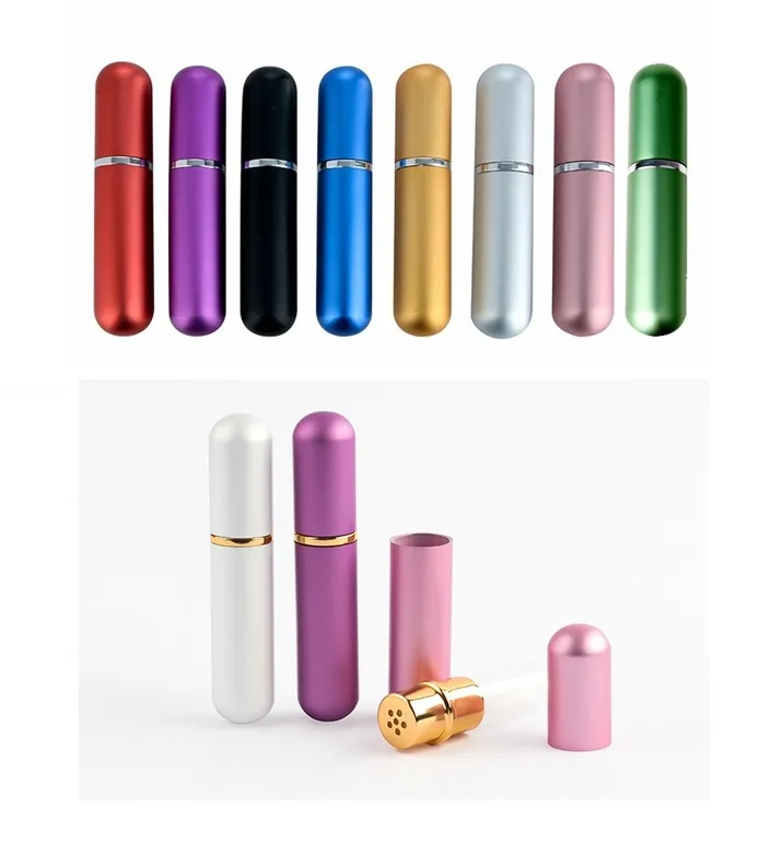 Aluminum Nasal Inhaler Bottles Refillable Aromatherapy Diffusers With ...
