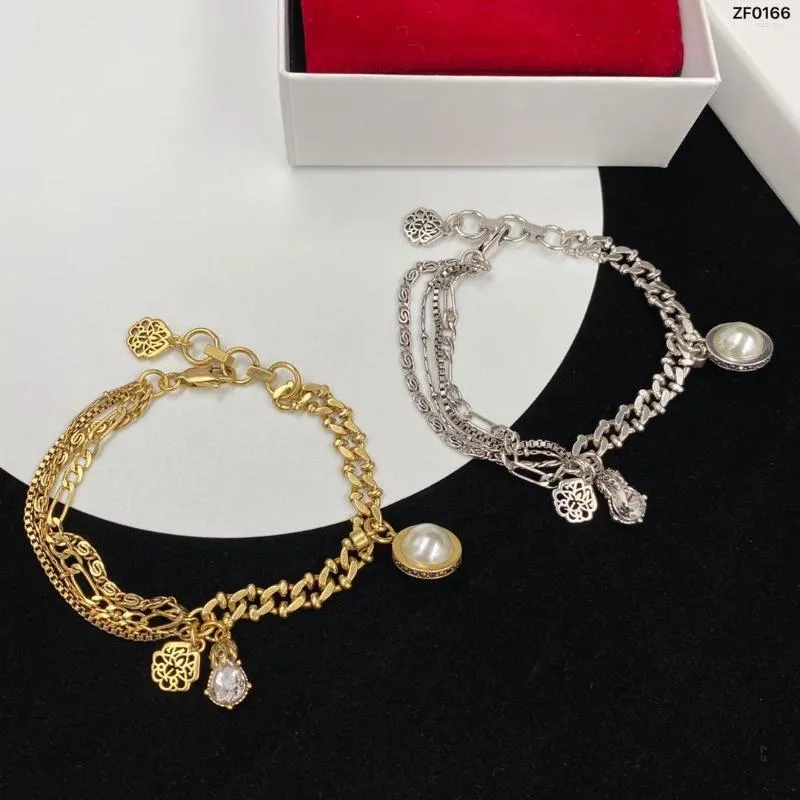 DHgate.com:Pearl Crystal Printed Hip-hop Style Bracelet, Sweet And Cool ...