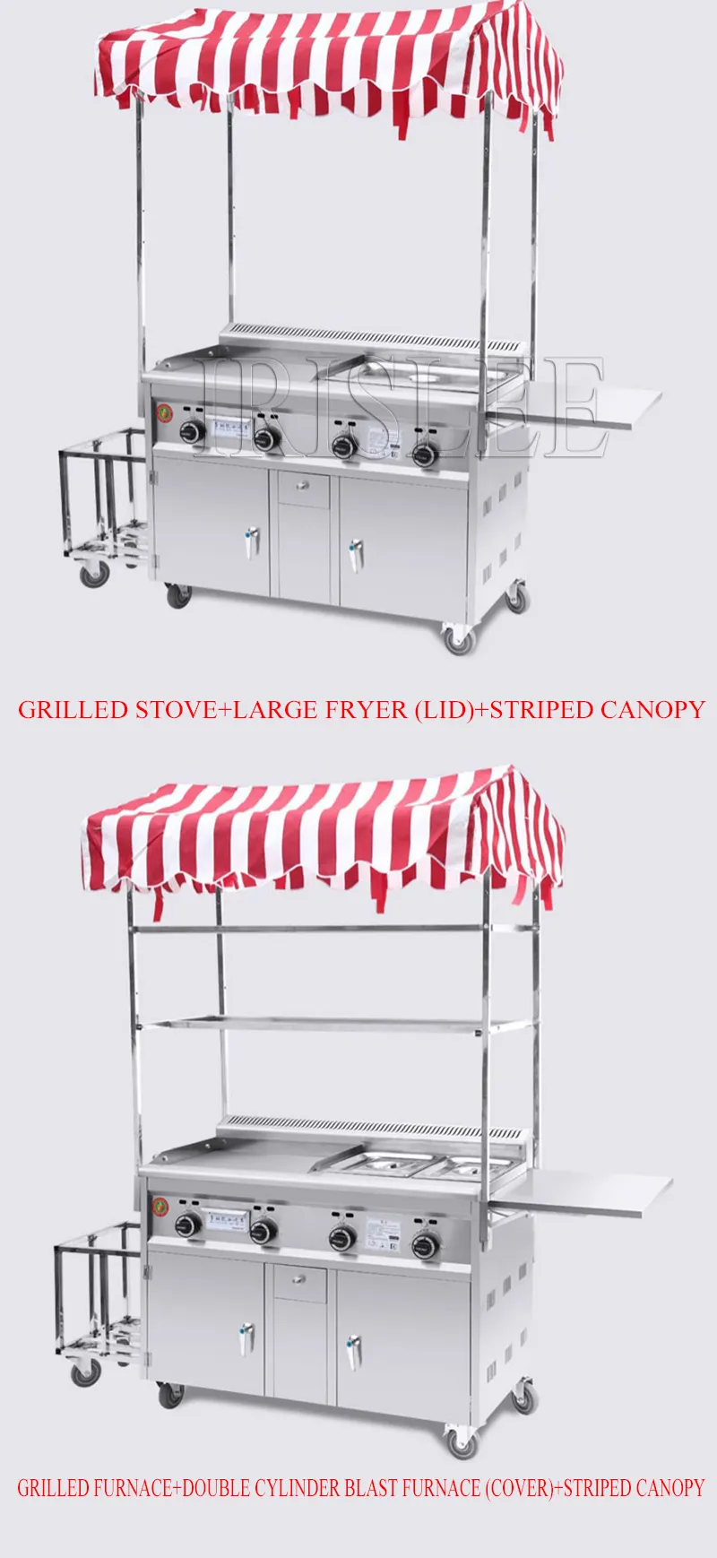 Small Food Cart For Sale Mobile Vending Unit, Stainless Steel ...