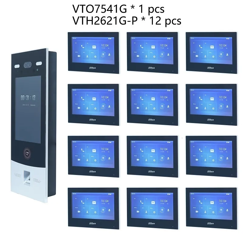 Smart Lock Dahua Multi-Language Apartment IP Video Intercom Kit ...
