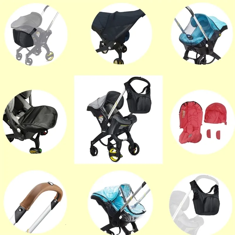 Stroller Accessories Set: Fabric Replacement, Rain Cover, Winter ...