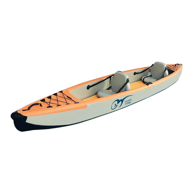 DHgate.com:Inflatable 2-Person Pedal Drive Tandem Kayak Canoe Fishing ...