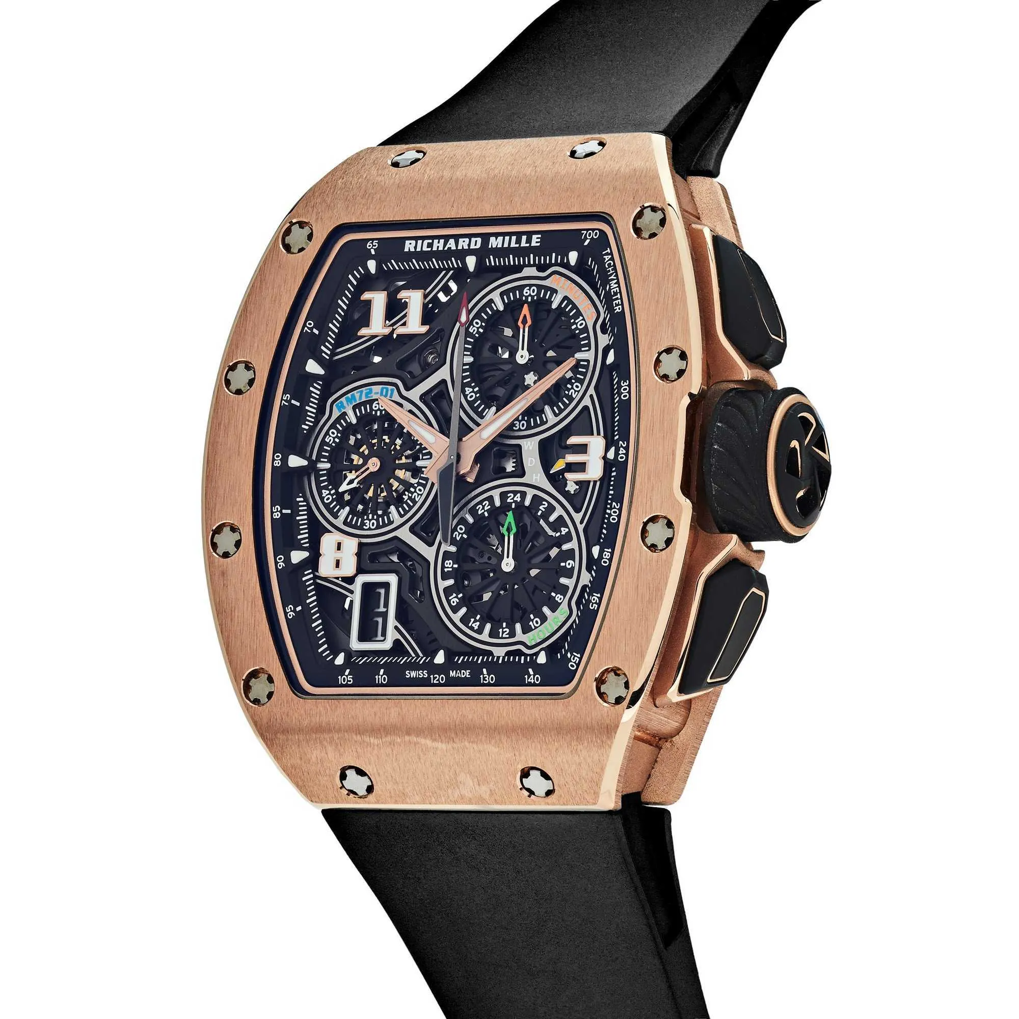 RM Watch Richardmillle RM72-01 Lifestyle Indoor Time Code Watch Rose ...