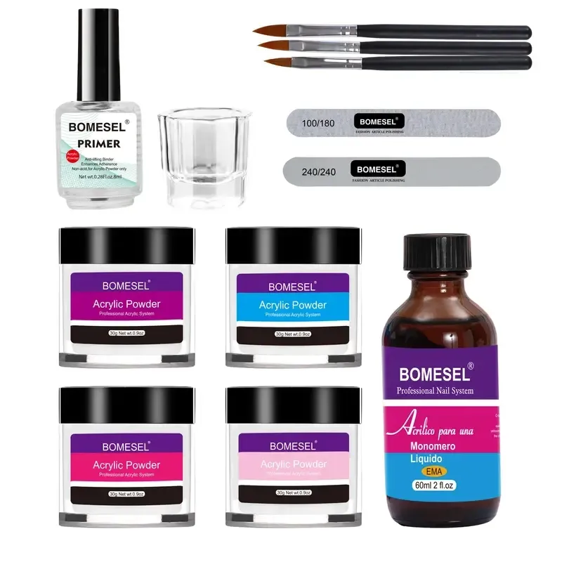 Premium Acrylic Nail Kit: Sculpt & Shine Natural-Looking Nails with ...