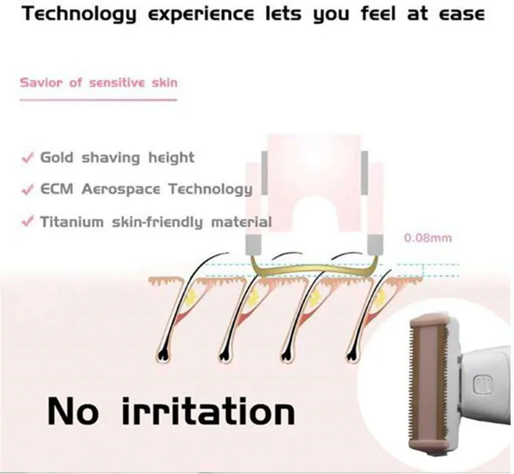 New TV Shaver Armpit Hair Lady Private Parts Manual... From Kimistore ...
