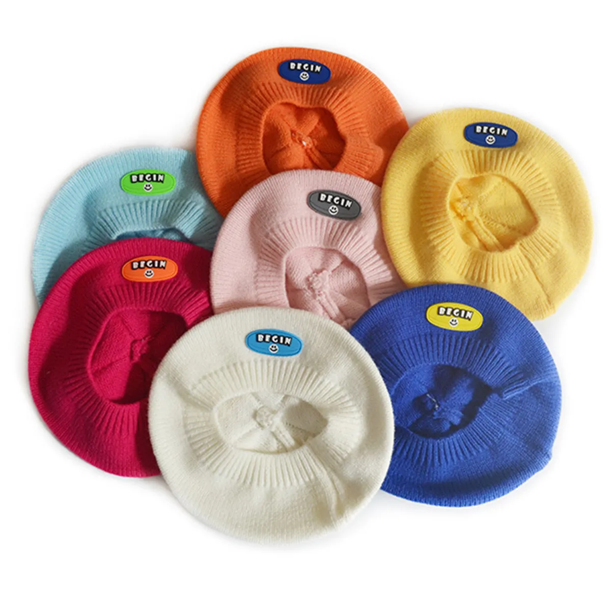 DHgate.com:Knitted Baby Beret: Soft Wool Blend Infant Beanie with ...