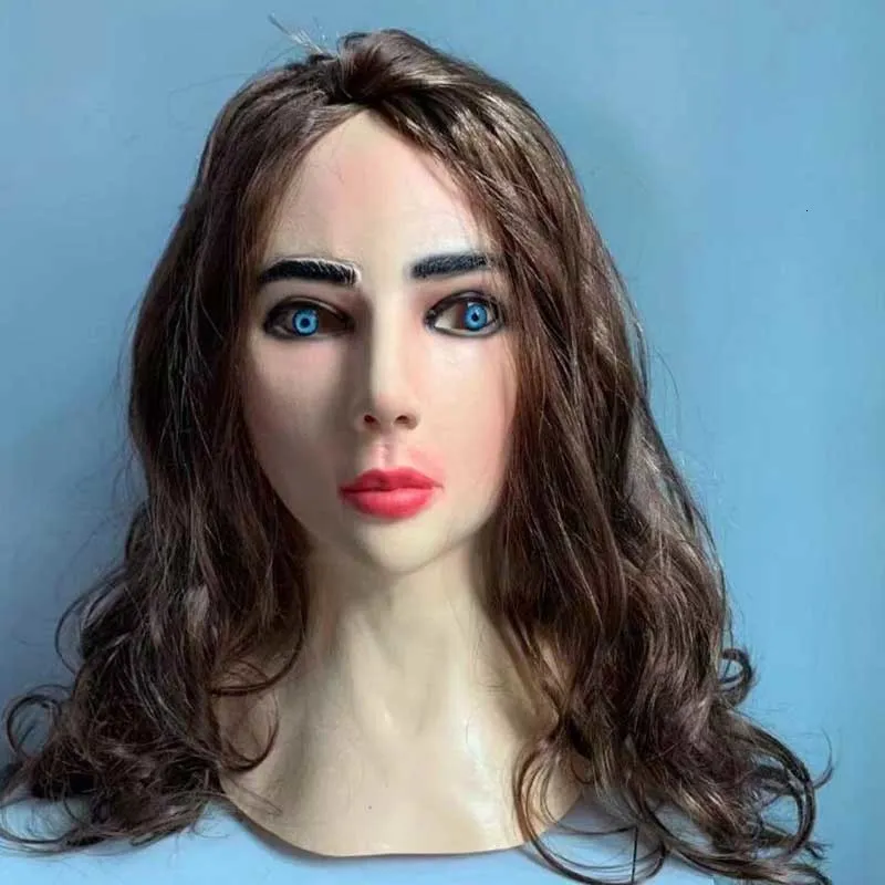 Realistic Silicone Realistic Face Mask For Women And Men Perfect For ...