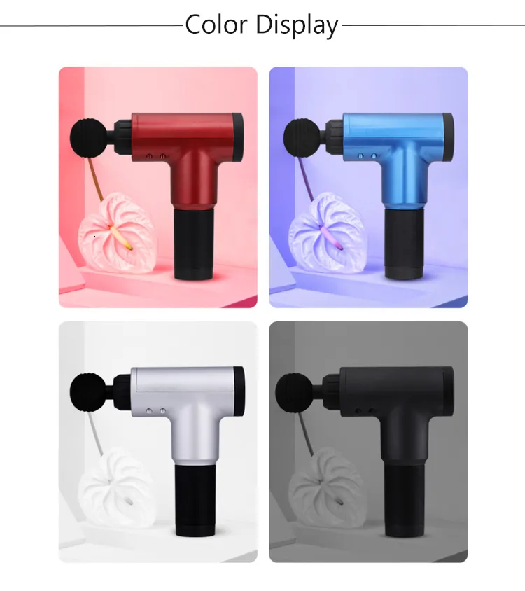 S3 Full Function Massage Percussion Electric Massage Gun For Muscle ...