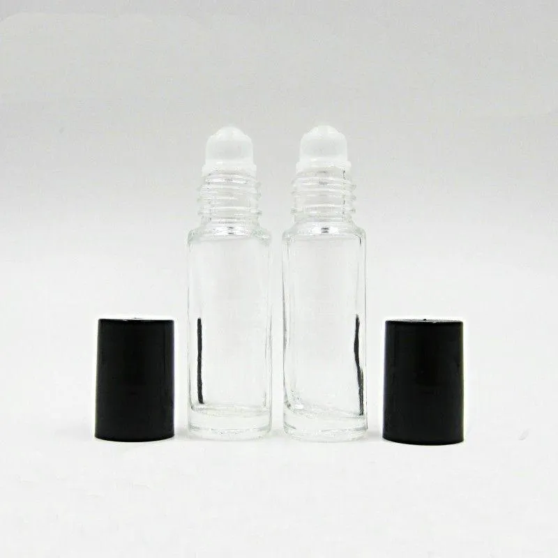 5ml 5g Clear Roll On Bottle for Essential Oils, Fragrance, and Perfume ...
