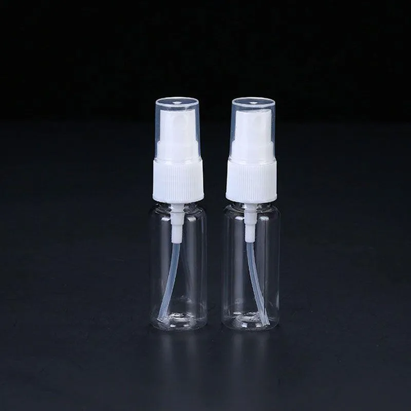 DHgate.com:20ml Clear Plastic Fine Mist Spray Bottles, Refillable Empty Travel Containers for ...