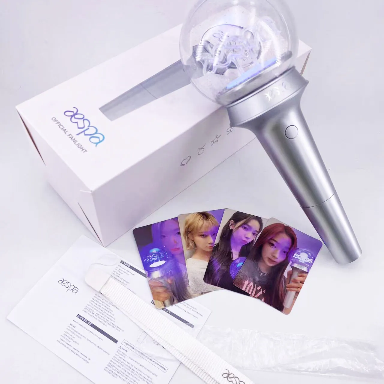 LED Light Sticks KPOP Aespa Lightstick Korea Light Stick Concert Hand ...