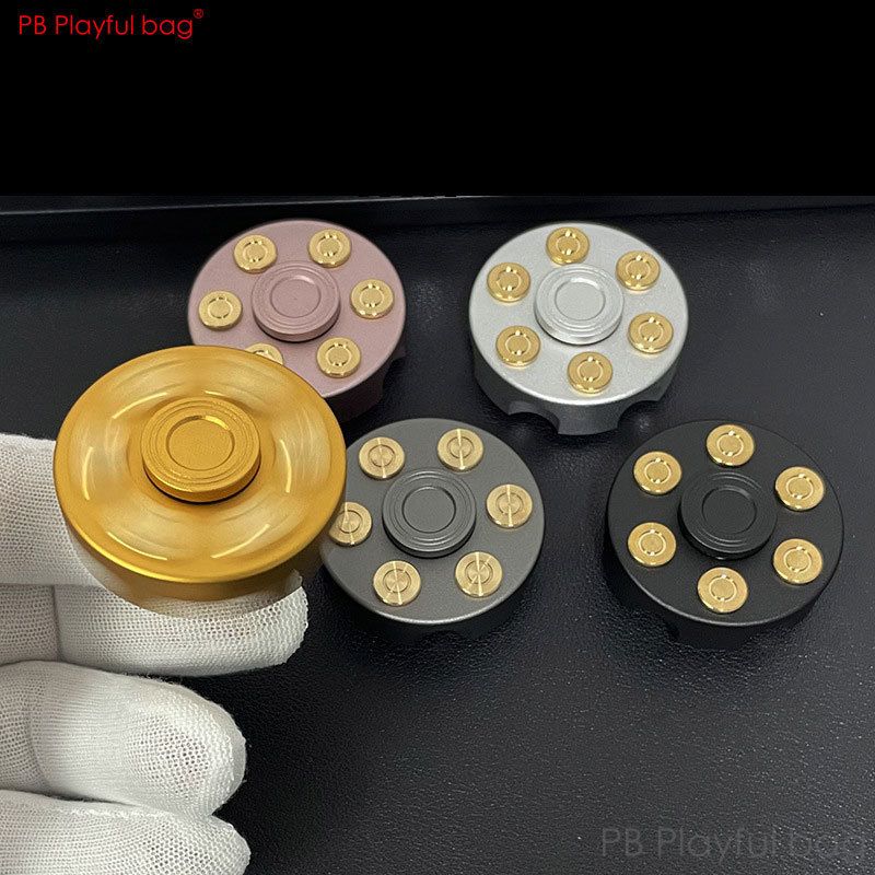 Spinning Top Revolver Wheel Spinner Spinner Metal Spinning Toys Modelo ...