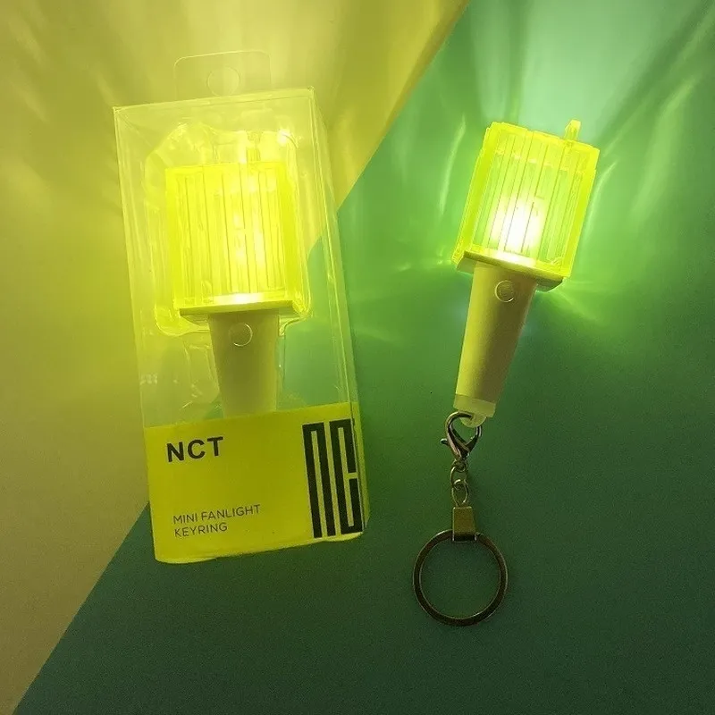 LED Light Sticks Kpop NCT Official Mini Lightstick Keyring NCT Dream ...