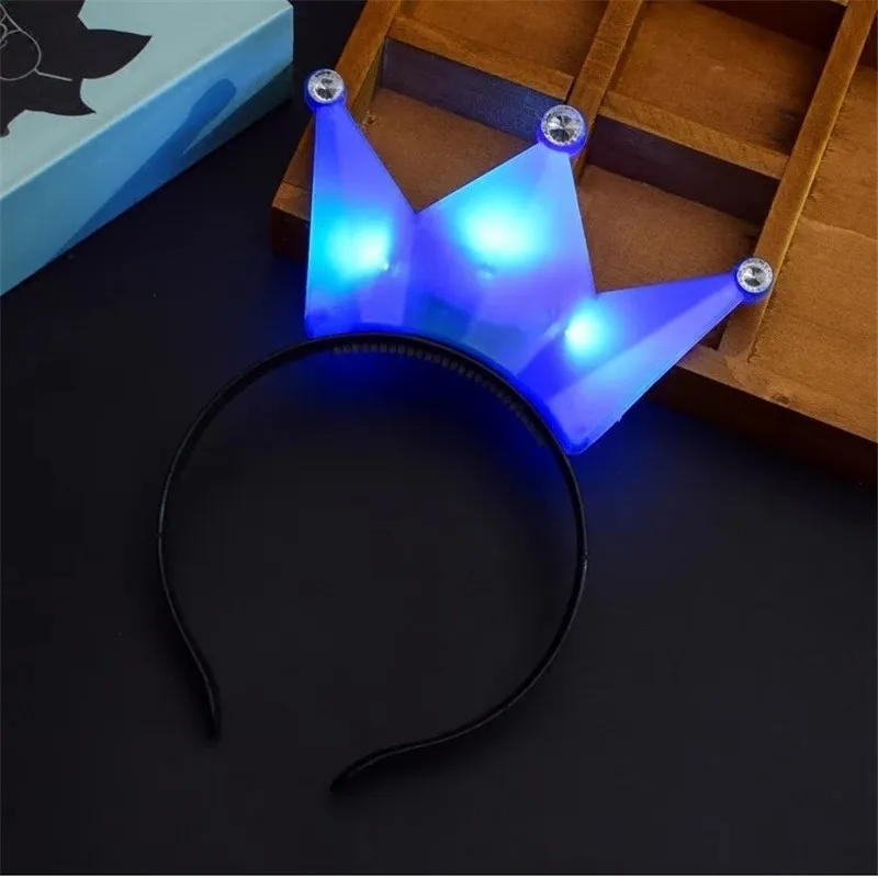 DHgate.com:Luminous LED Crown Hair Band Headband, 2024 Party Dec ...