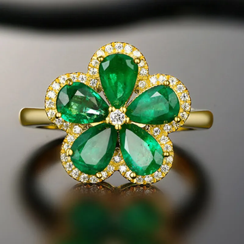 Floral Zultanite Ring in 925 Sterling Silver - Women's Turkish Style ...