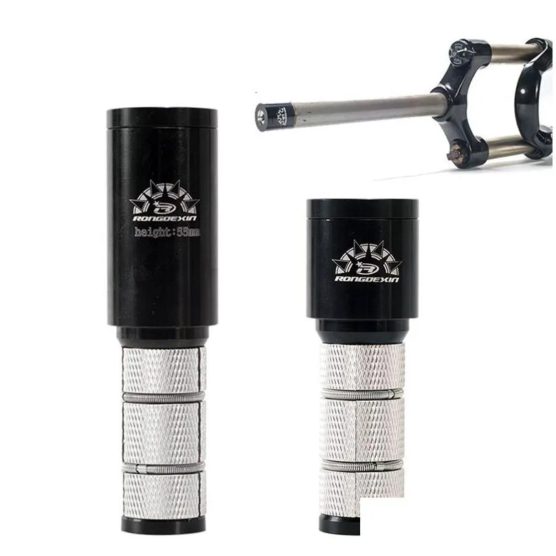 2-Pack Carbon Fiber Bike Stem Riser, 1-1/8 28.6mm Bicycle Handlebar ...